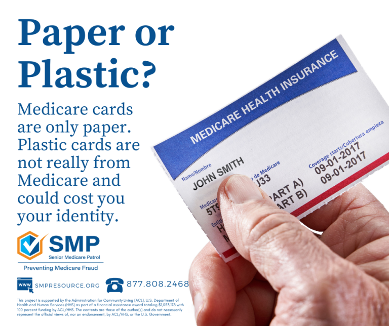 Plastic Medicare Cards? - Senior Medicare Patrol